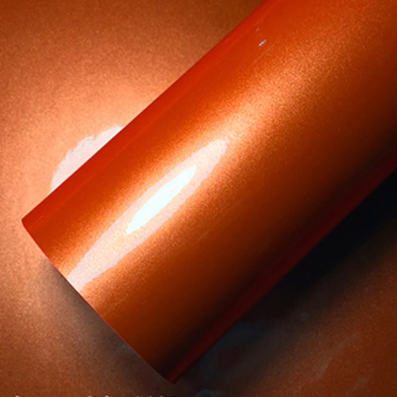 Gloss-Metallic-Orange-Vinyl-Film-Car-Wrap-Foil-Bubble-Free-Air-Release ...