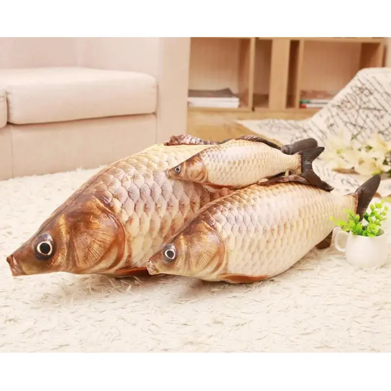 Newest Grass Carp Pillow Stuffed Plush Simulation Animal Fish Toy ...