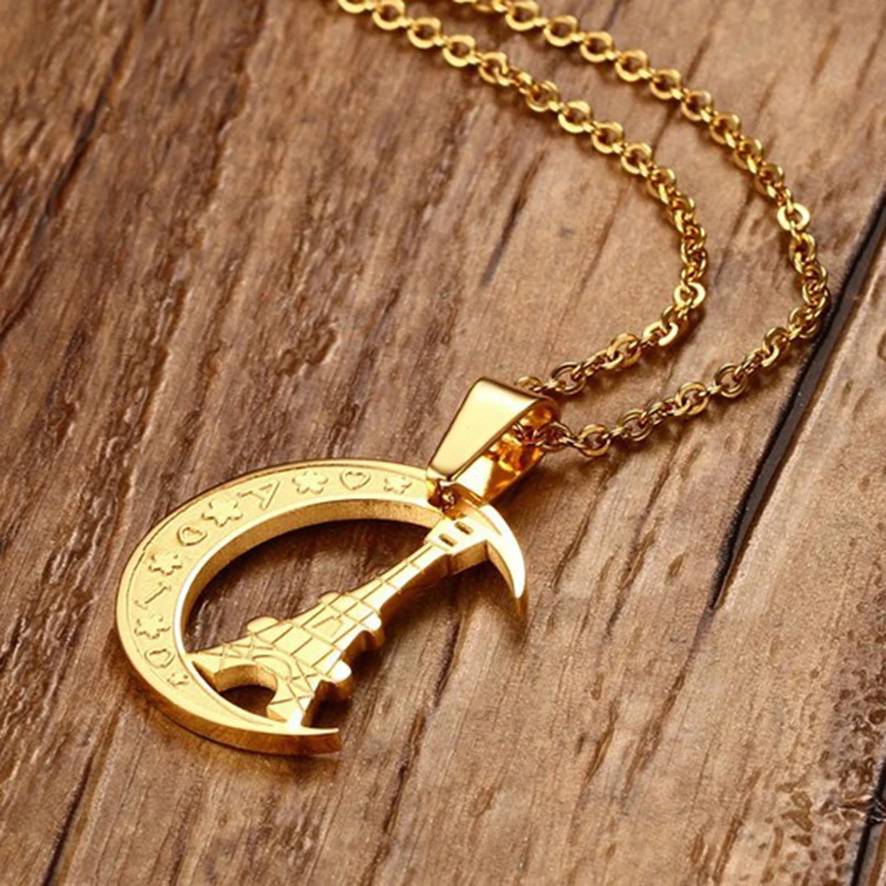 Eiffel Tower Pendant Necklace – Borkut