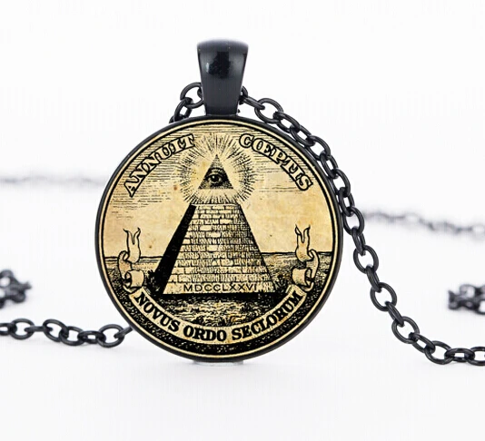 New-Collier-Collares-Masonic-Illuminati-Pendant-Vintage-Illustration ...