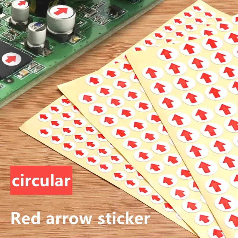 Free shipping red Arrow label Non drying glue 15 sheets per package ...