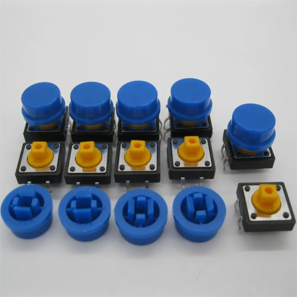 60PCS B3F 4055 Tactile Touch Push Button Switch Momentary 12*12*7.3MM ...