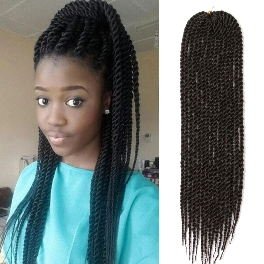 15 roots/piece 5 piece ombre Havana Mambo Twist Crochet Braid Hair ...