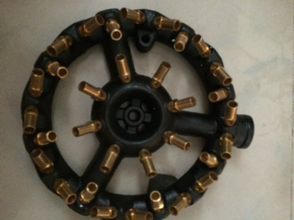 Cast-Iron-Gas-Jet-Tips-Burner-for-Kitchen-Cooking-32-Nozzles-with-Brass ...