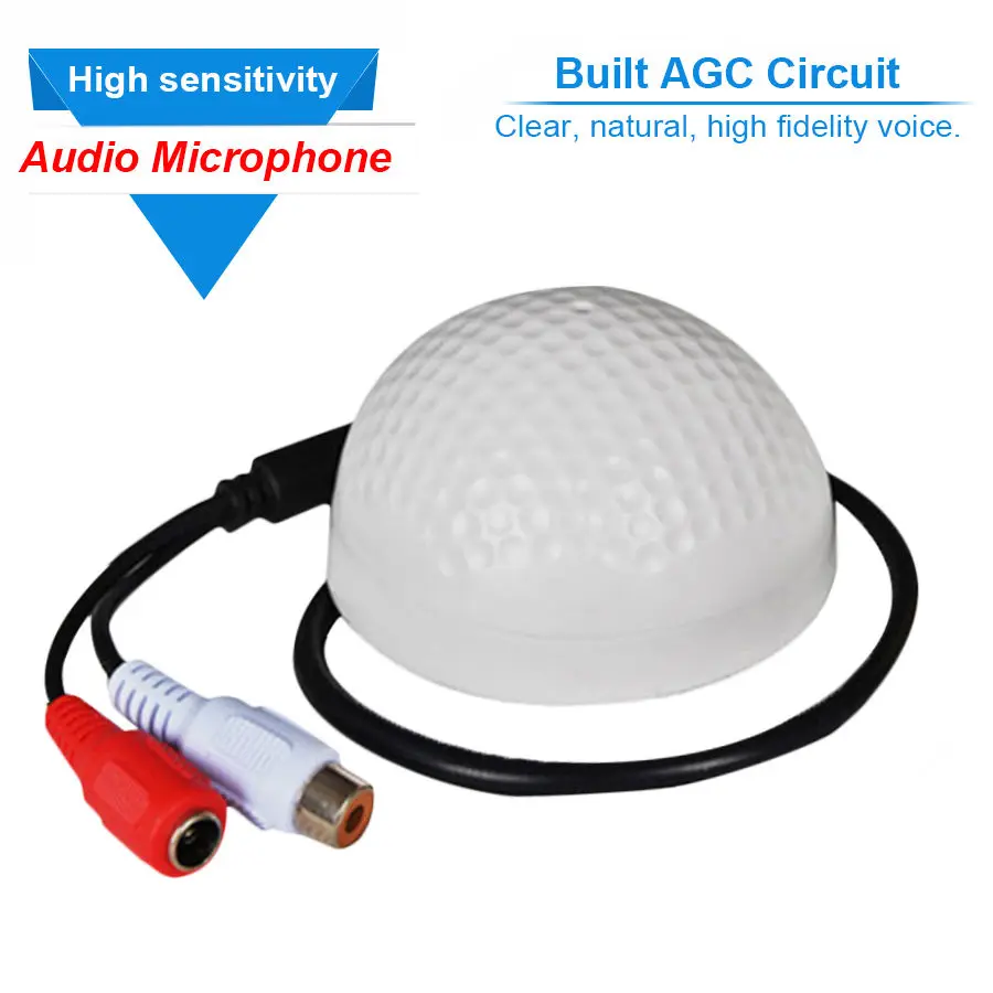 CCTV Security System Waterproof Audio Monitoring Mic Microphone Sound ... CCTV Security System Waterproof Audio Monitoring Mic Microphone Sound ...