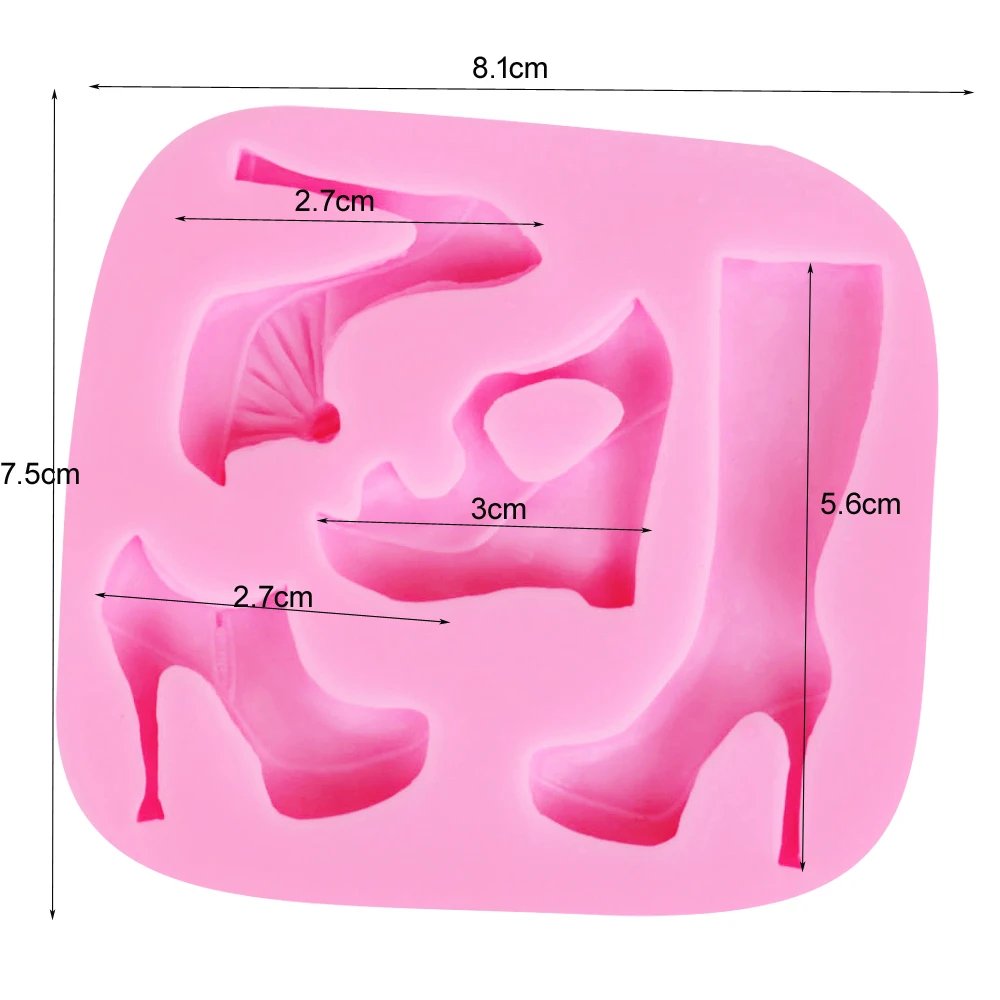【Hengli jewelry story】Byjunyeor M304 High Heel Shoes UV Resin Silicone ...