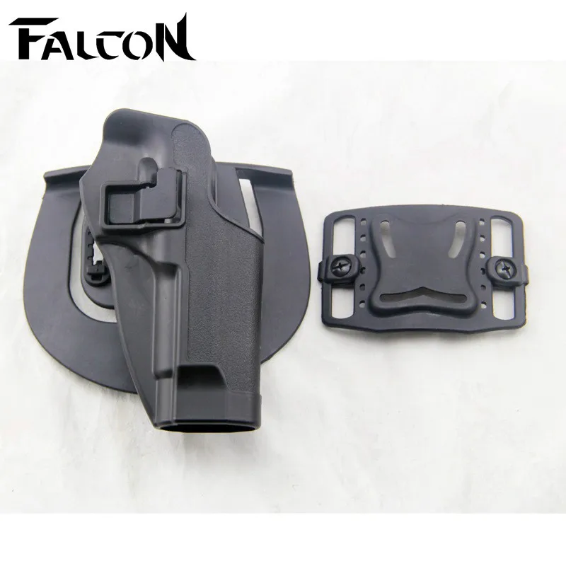 Polymer Tactical Quick Draw Right Handed Belt Loop Holster fit for ...