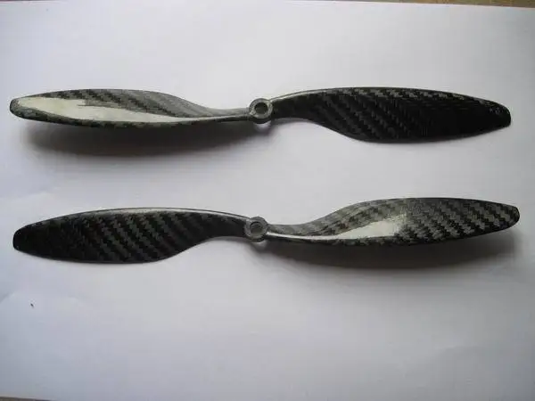 10X4-5-Real-Carbon-Fiber-propeller-prop-CW-CCW-1045-1045R-RC-Multi ...