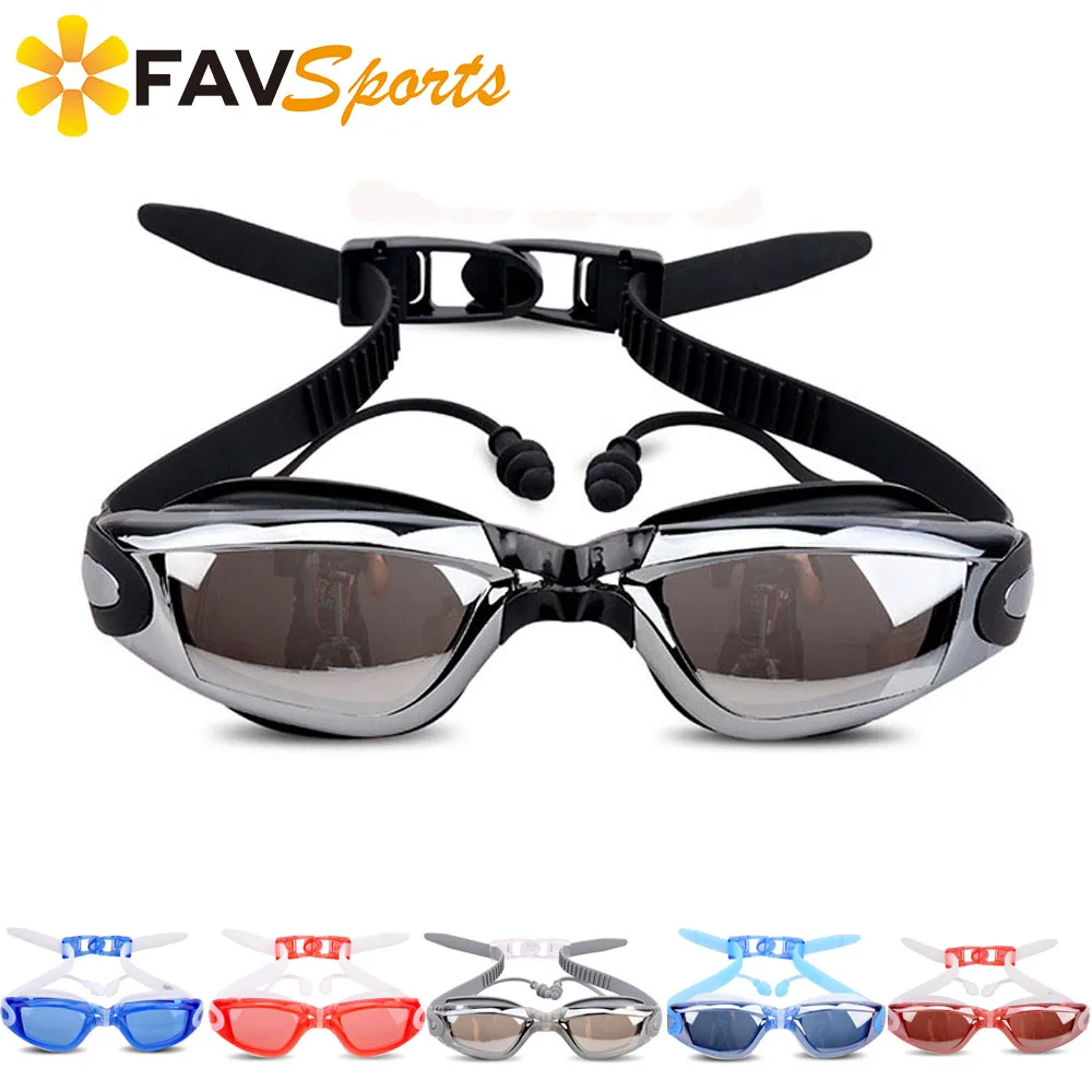 2018 Hot Adult Swim Goggles Anti UV Gafas Natacion Profesional Anti ...