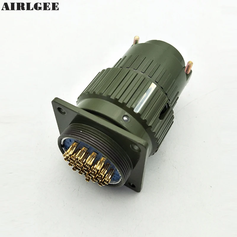 AC 300V Y2M 36TK 36 Pin Army Green Aviation Plug Military Circular ...