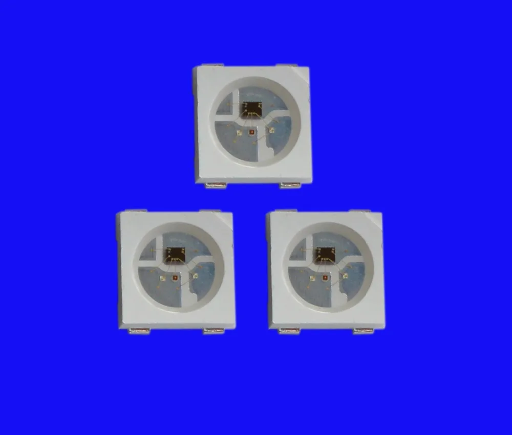 Sk6812f fonte de luz de led rgb 5050, compatível com chip embutido ...