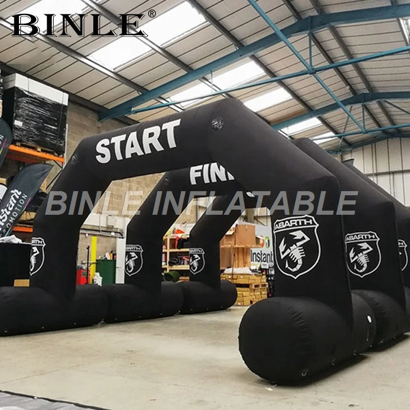 Free shipping portable black outdoor event cheap inflatable arch ...