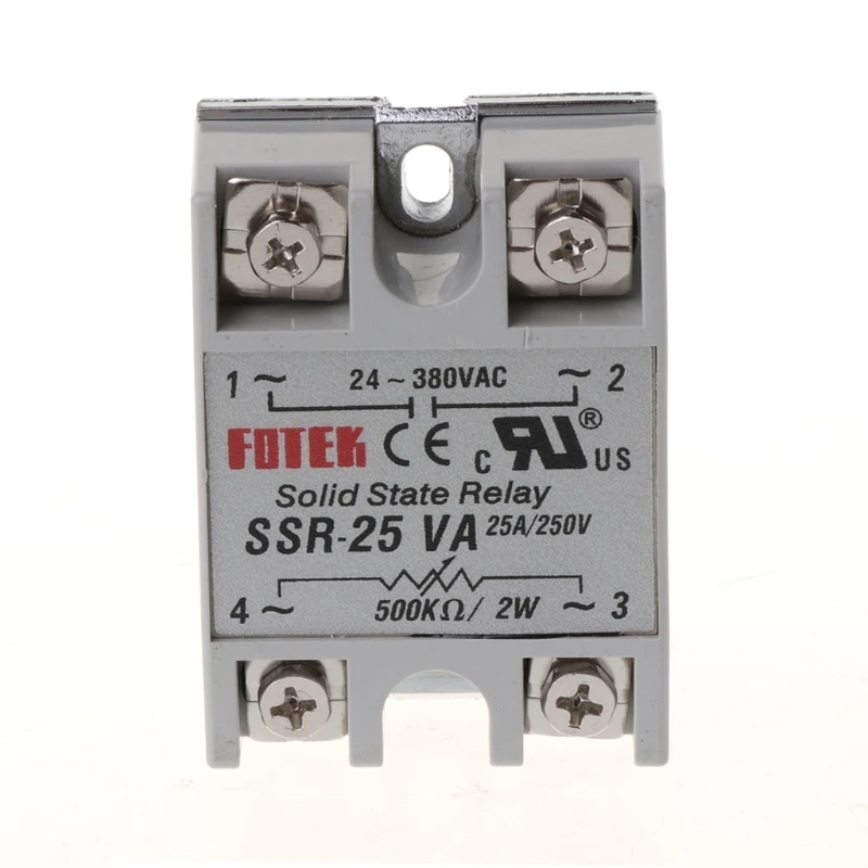 24V 380V SSR 25VA Solid State Relay 25A DC AC Solid State Relay Module ...