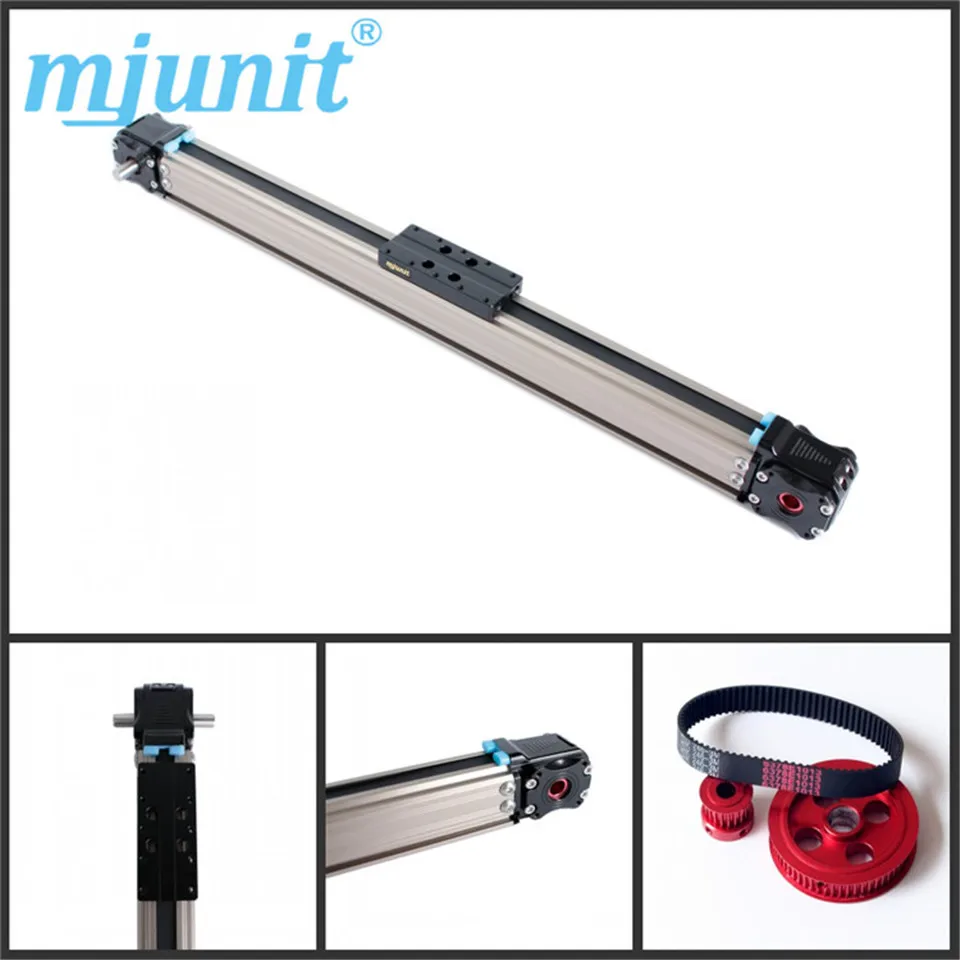 Aluminum Linear Rail With U Groove Rail Guideway System Flanged Square Slide Linear Motion In