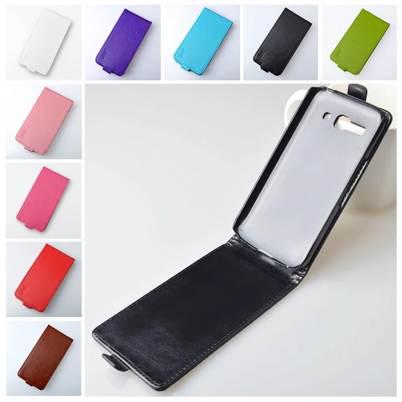 J&R Brand Leather Case For Alcatel One Touch POP C9 Dual 7047 7047D ...