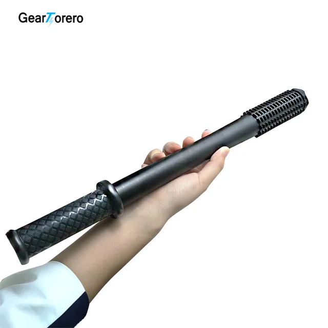 Geartorero Police Baton Self Defense Baton Police Flashlight 1000LM ...