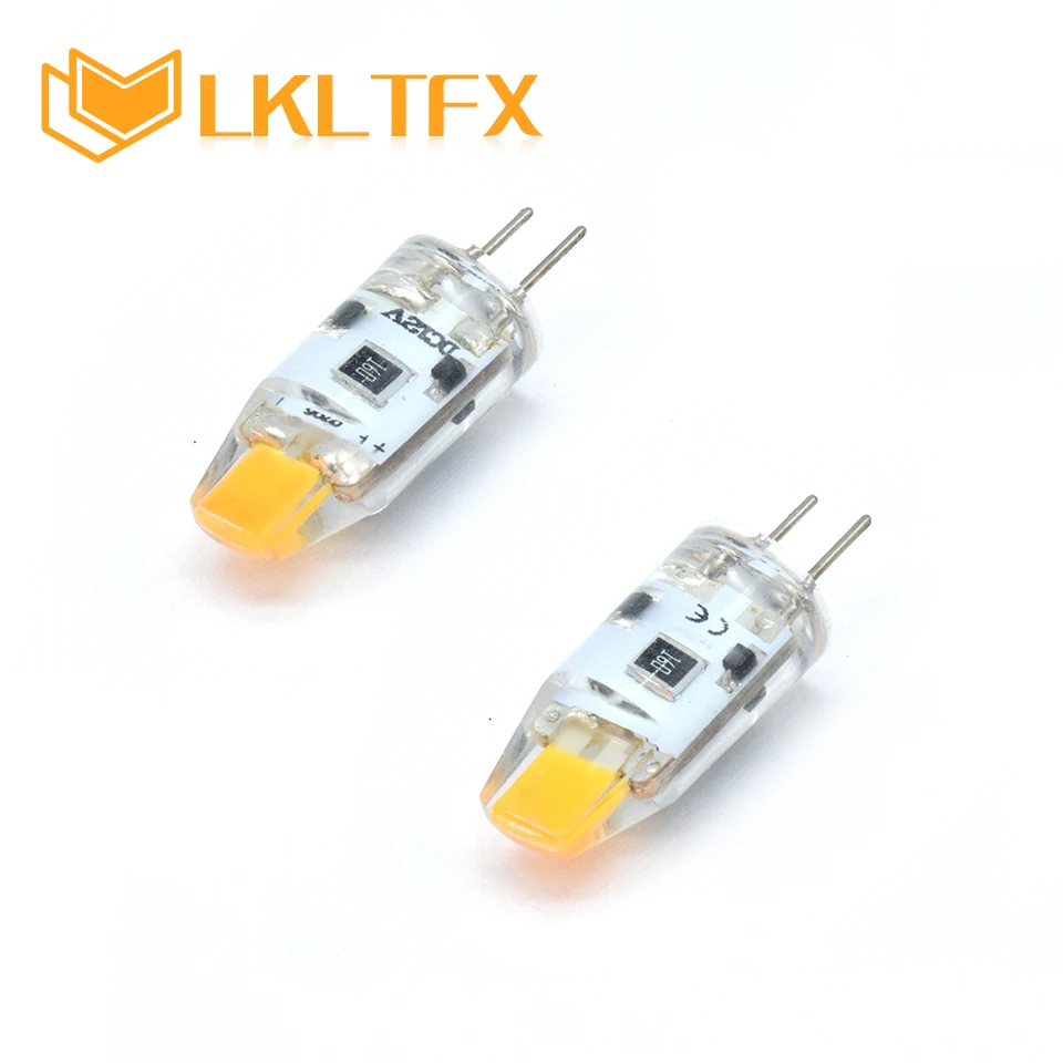 LKLTFX Dimmable LED Lamp G4 Bulbs ACDC 12V 1W 2W COB LED spotlight Bulb ...