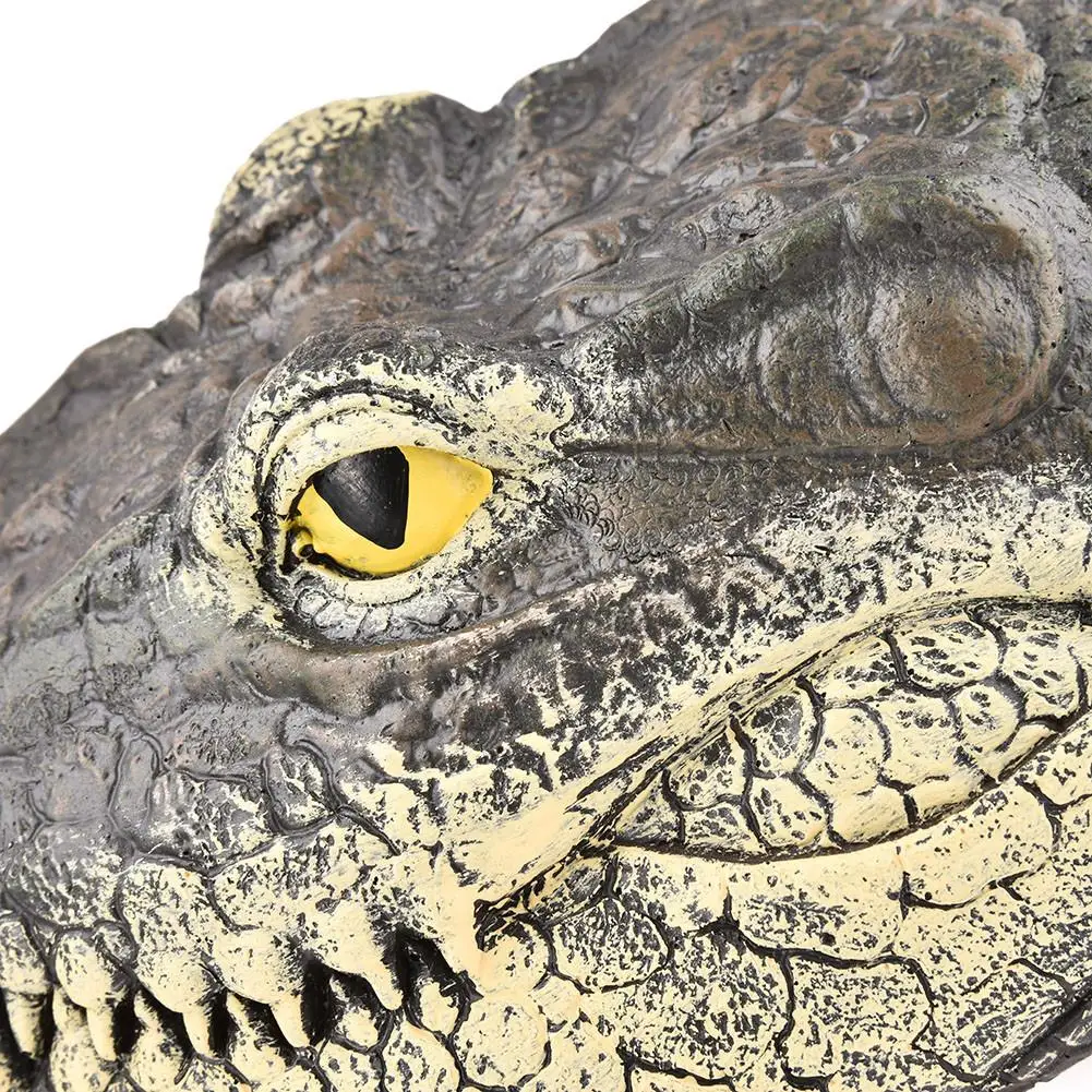 Floating Crocodile Head Garden Pond Pool Realistic Water Features ...