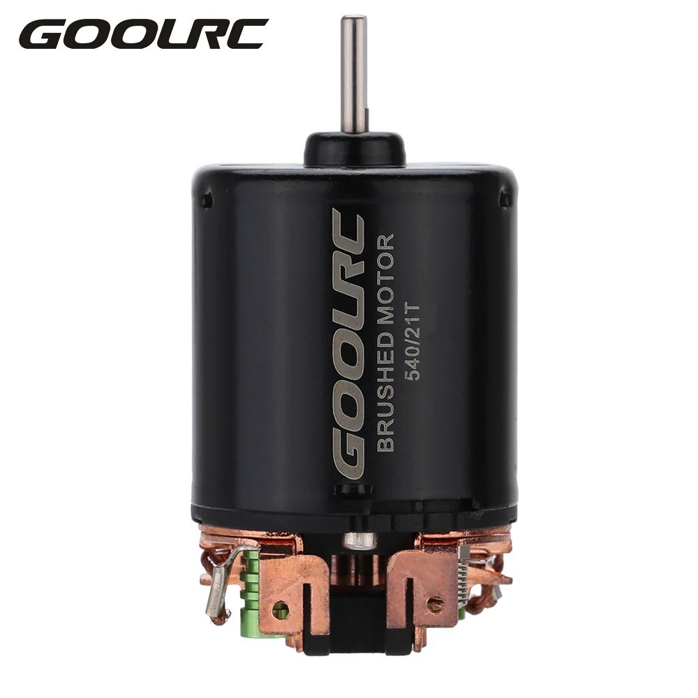 GOOLRC 540 21T 4 Poles High RPM Oversized Bearings Brushed Motor for 1/ ...