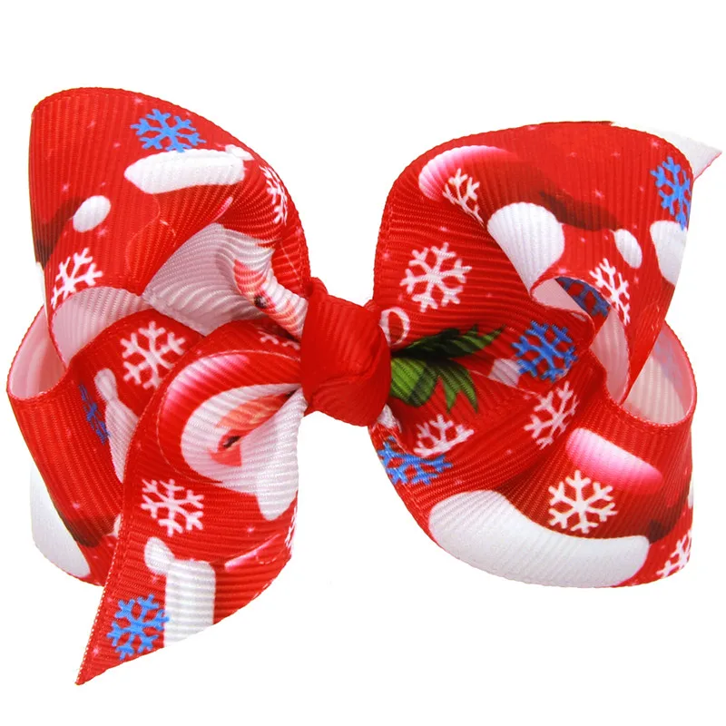 3.1''Grosgrain Hair Ribbon Bows WITH Cartoon character Hair Clips ...