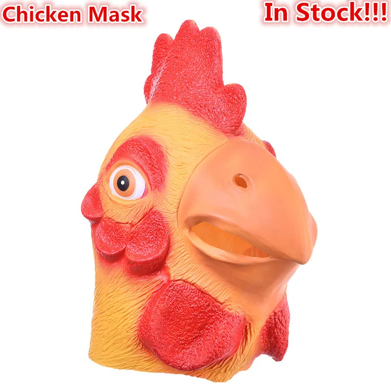 Animal Chicken Mask Head Full Face Mask Halloween Party Prop Carnival ...