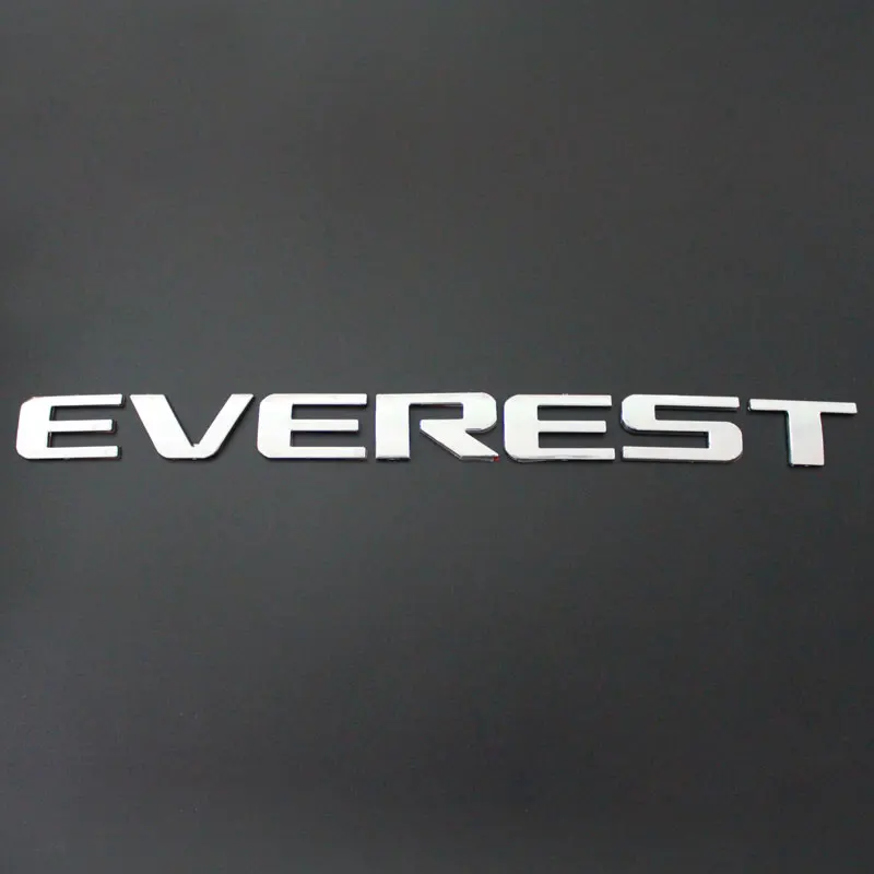 CAR LOGO STIKCER 3D STICKER CHROME LOGO FOR FORD EVEREST 2013 2014 2015 ...