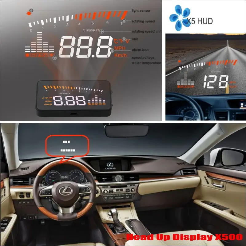 For Lexus Es/gs/ls 2010-2019 Auto Hud Electronic Car Accessories Head ...
