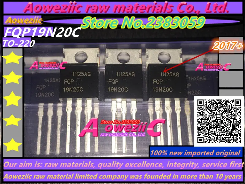 Aoweziic 2017+ 100% New Imported Original Fqp19n20c Fqp19n20 To-220 Field Effect Transistor 19a ...