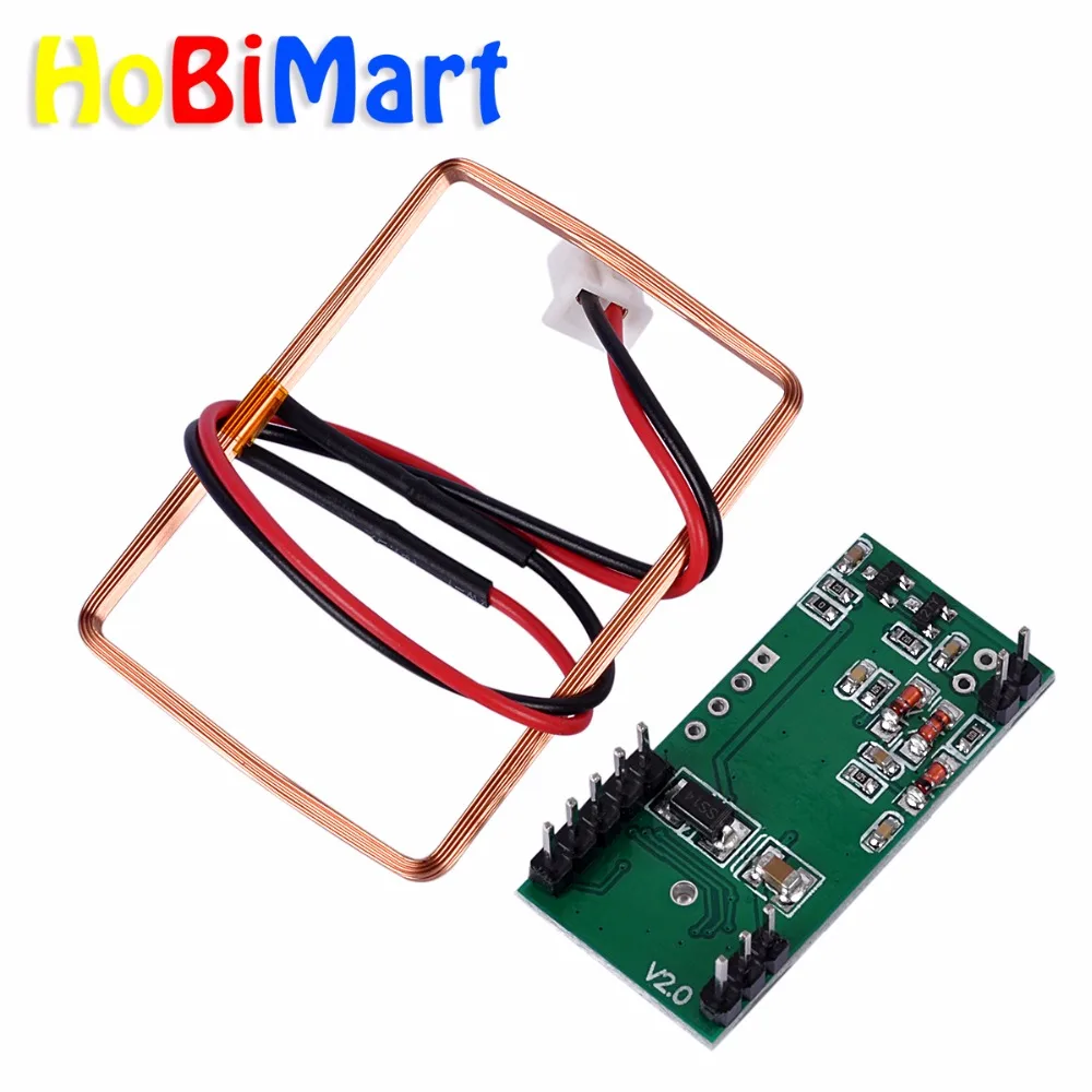 Hobimart 125khz Rfid Reader Module Rdm6300 Uart Output Access Control System For Arduino 