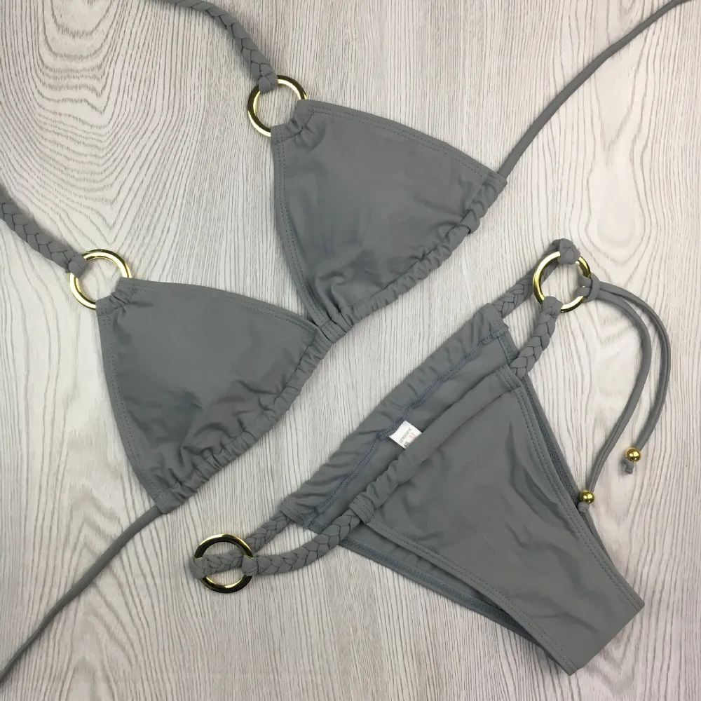 2018 Sexy Bikini Classic Shell Bikinis Set Swimwear Women Swimsuit Push