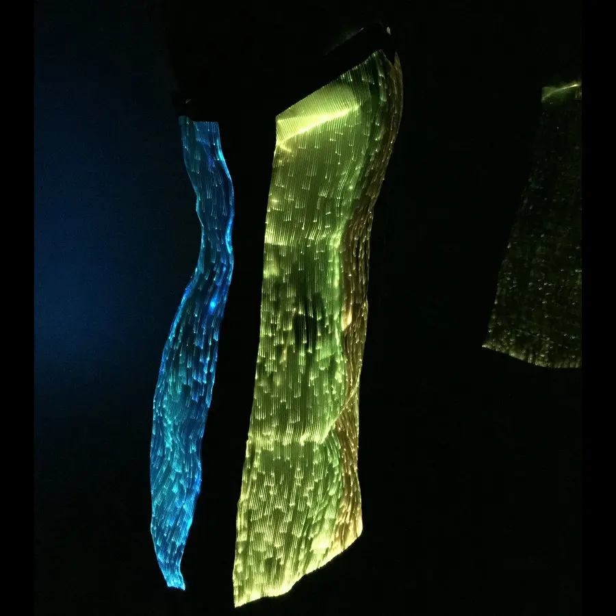 Rave Party Dress! Women Luminous Vestidos Sexy Lighting Dresses for ...