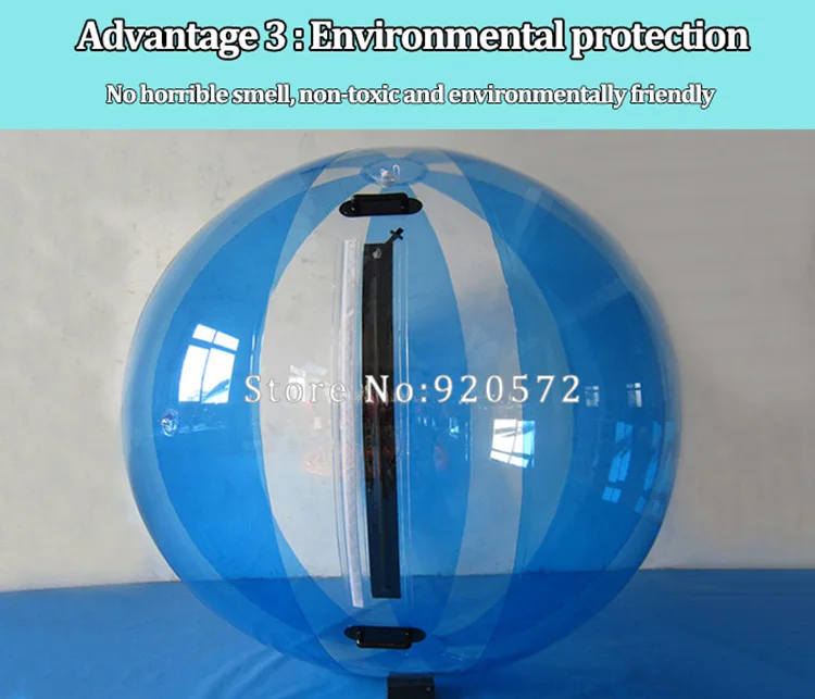 0.8mm TPU Inflatable Water Walking Ball Water Balloon Zorb Ball Walking ...