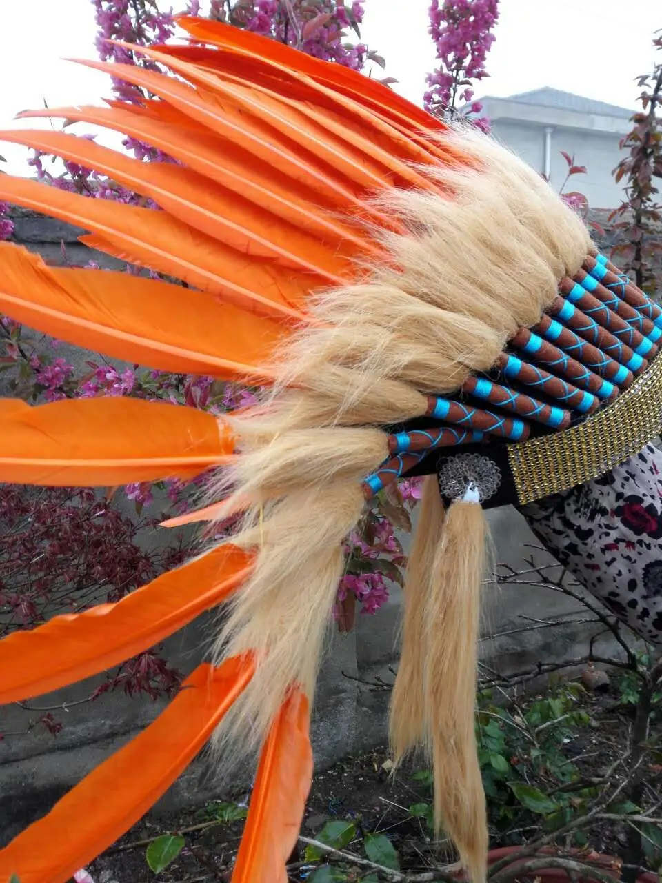 Native American Feather Hat
