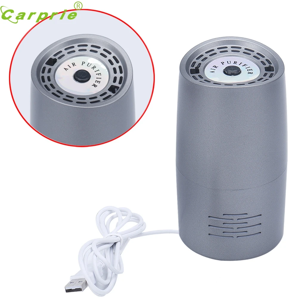 Tiptop New Usb Car Air Cleaner Purifier Portable Mini Hepa Filter