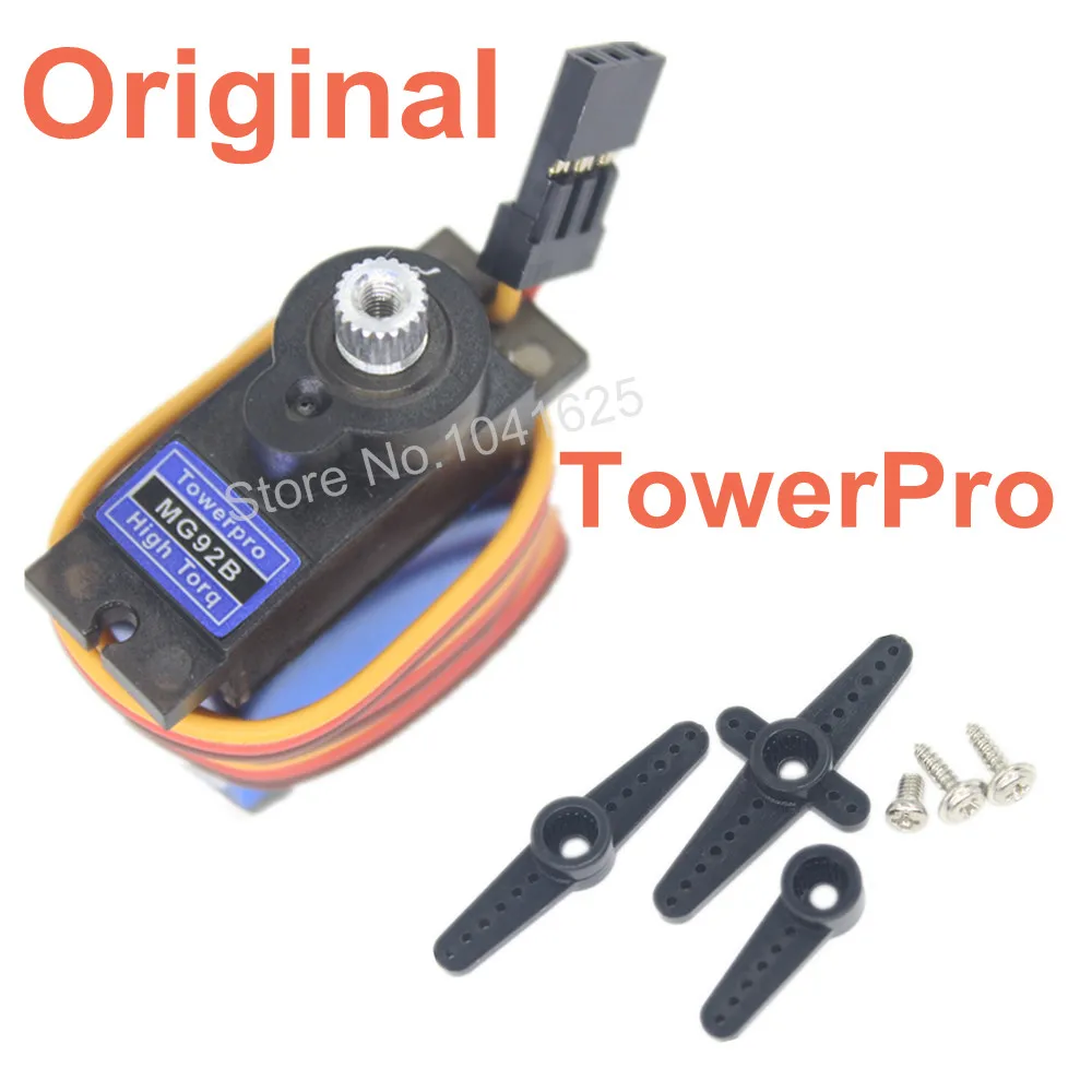 RC Servo Motor Tower Pro MG92B เกียร์โลหะดิจิตอล Metallgetriebe 3.5 กก. สำหรับรุ่นเครื่องบิน Jet ...