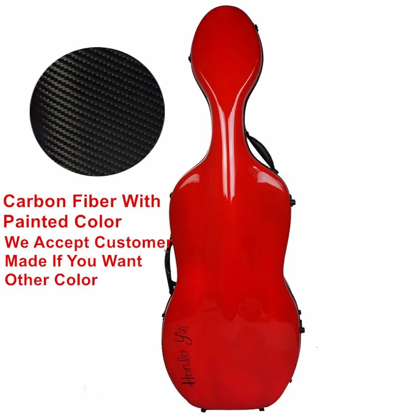 New Light Quality Carbon Fiber 4 4 Size Cello Case Full Size Case Hard new-light-quality-carbon-fiber-4-4-size-cello-case-full-size-case-hard