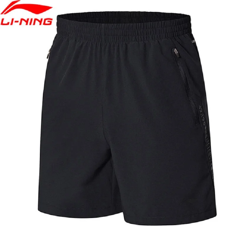 Li Ning 2018 Men Running Shorts AT DRY Breathable 88% Polyester 12% ...