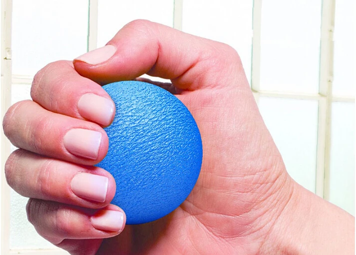 Silicone Hand Grip Strength Ball Rehabilitation Training Wrist Force ...