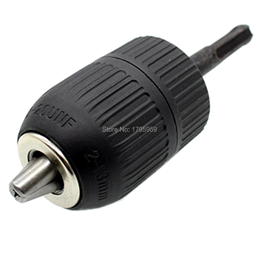 Self Locking Keyless Drill Chuck 2-13mm Mount 1/2" 20unf Thread Sds ...