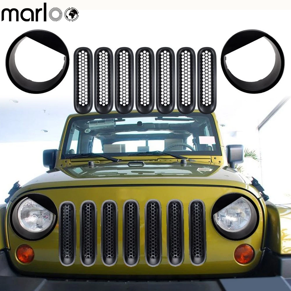 Jeep Wrangler Angry Headlights