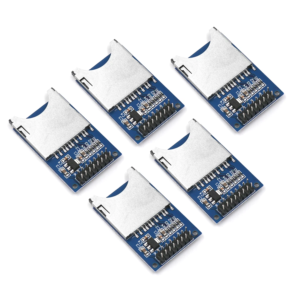 5 unids/lote Módulo de lectura y escritura SD tarjeta módulo Lector de ...