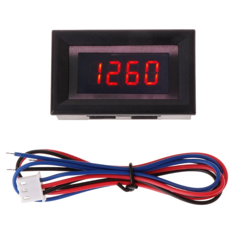 Red LED Car Motorcycle Digital Tachometer Tacho Gauge with Battery ...