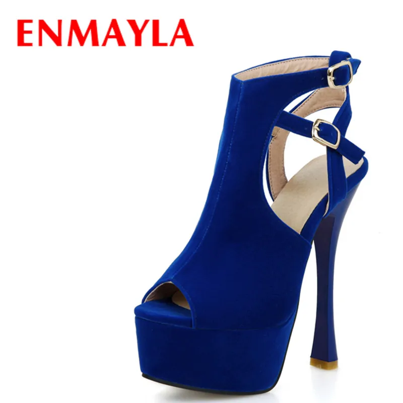 ENMAYLA Women Stiletto Heel Sandals Women Fashion Atmosphere High Heels ...