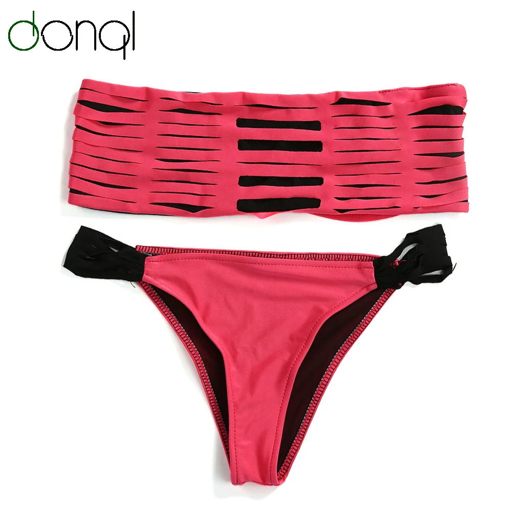 2017 Sexy Strappy Bikinis String Swimsuits Hollow Out Swimwear Women ...