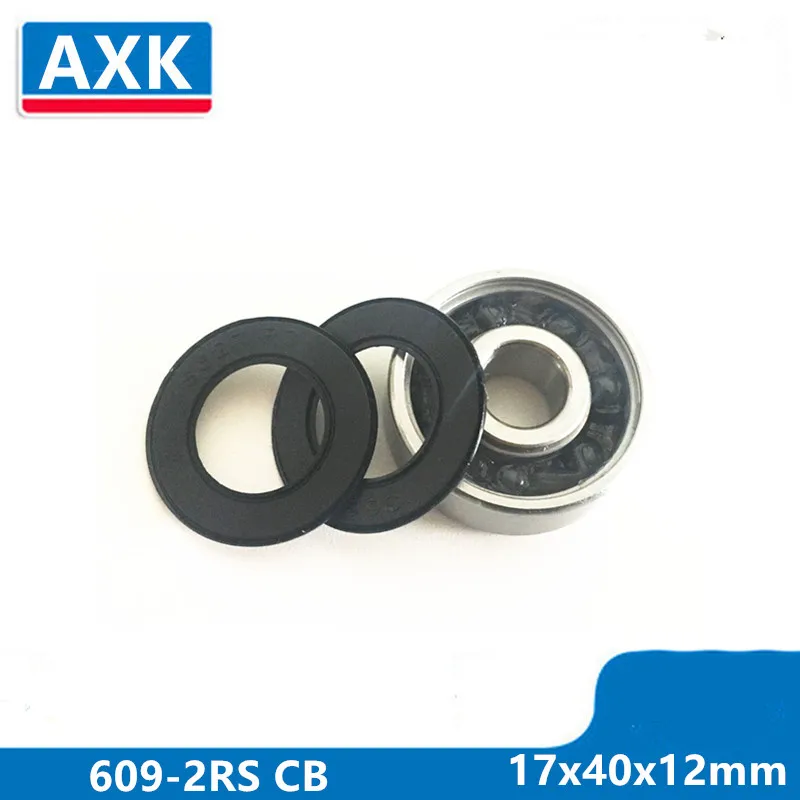 Axk 1PCS 609 2rs 609 Hybrid Ceramic Deep Groove Ball Bearing 9x24x7mm ...