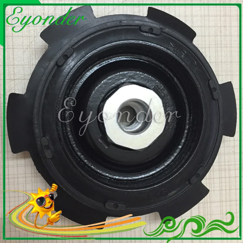 압축기 마그네틱 클러치 고무 허브 댐퍼 전면 플레이트 빨판 DENSO 6SEU14C AUDI A4 A5 A6 A7 Q5 ...