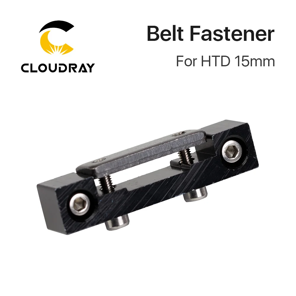 Cloudray E-series Belt Fastener For Width 15mm Open-Ended Timing Belt Transmission For X/Y Axis ...