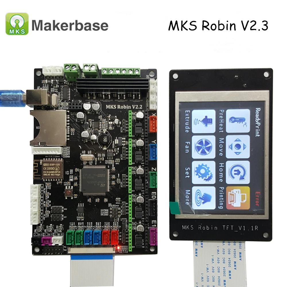 3D piezas de la impresora MKS Robin V2.2 controlador placa base con ...