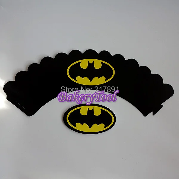 Batman Cupcake Liners
