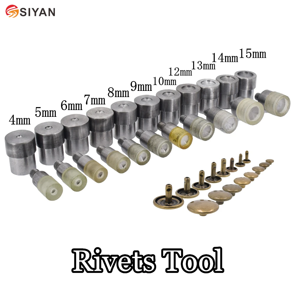 Cap Rivet Mould Tool For Manual Hand Press Machine Double Face Mould Is ...